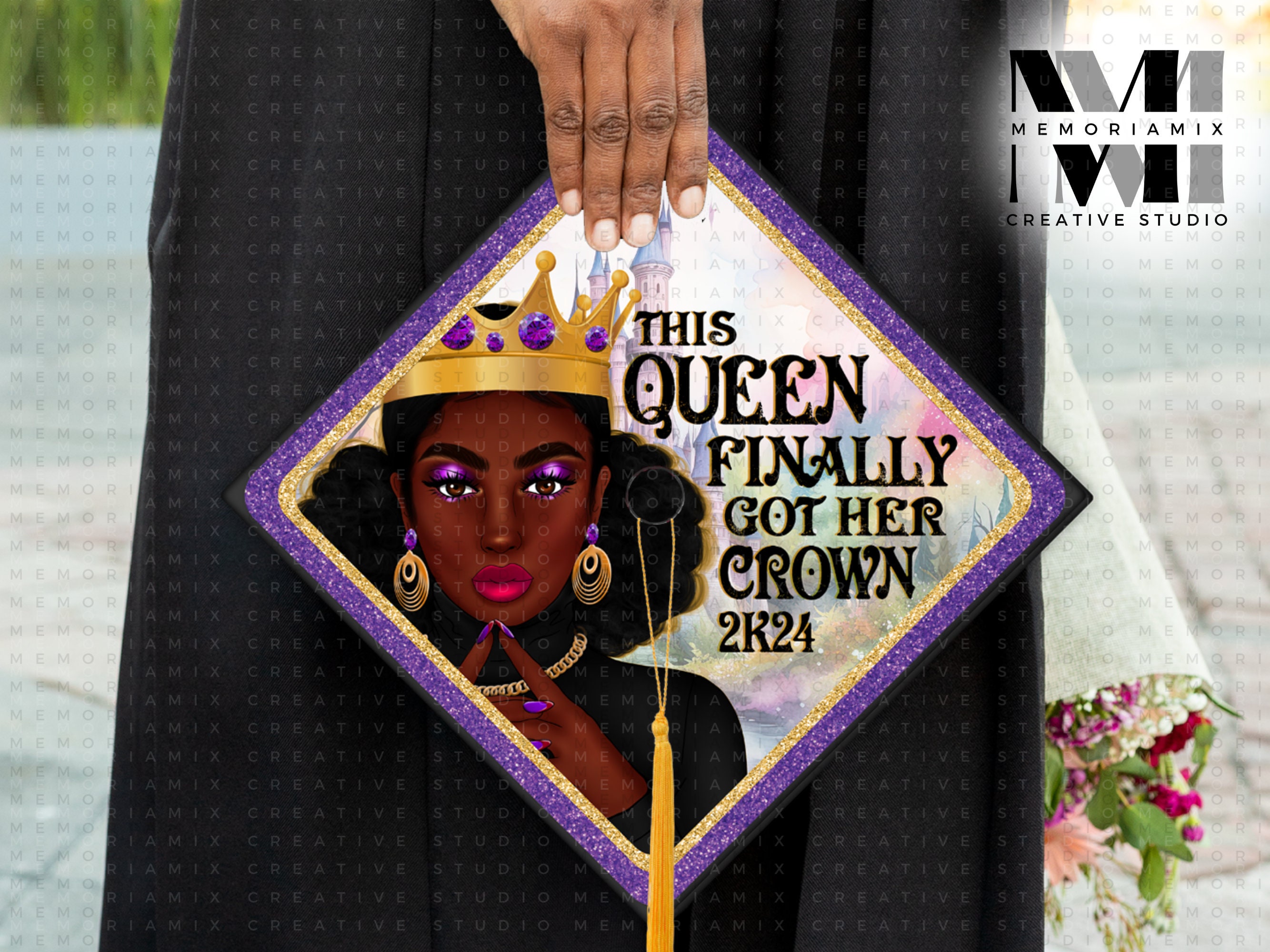 This Queen Finally Got Her Crown Graduation Cap Topper, Graduation Cap ...