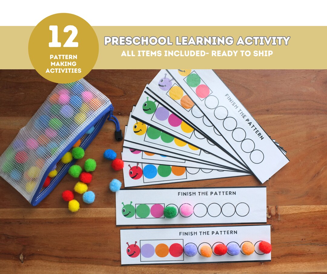 Preschool Summer Activity, Busy Bag, Learning Activity for Preschooler ...