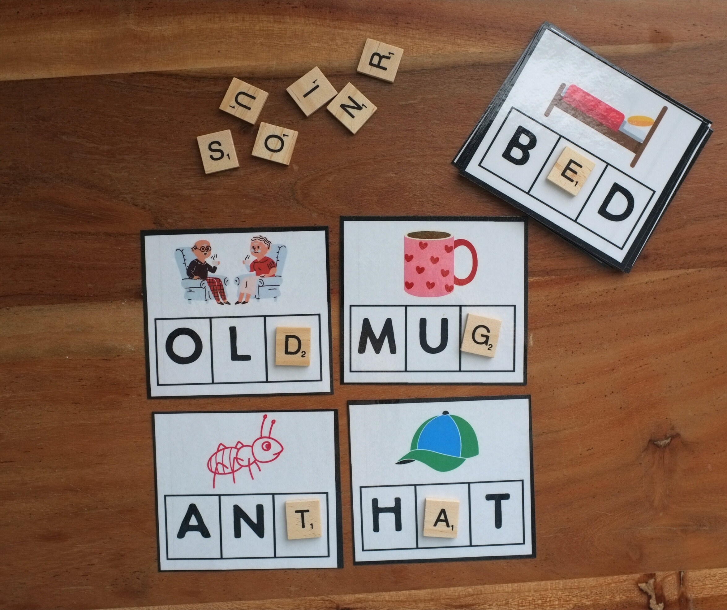 Complete the Word Activity, Busy Bag, Learning Activity for Preschooler ...