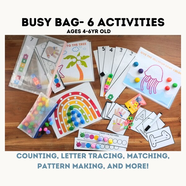 Toddler Busy Bag - Etsy