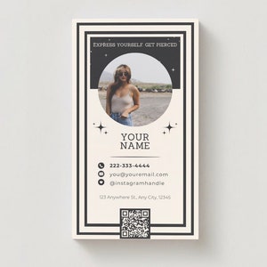 The Piercer Business Card | Piercing | Tarot Design - Etsy
