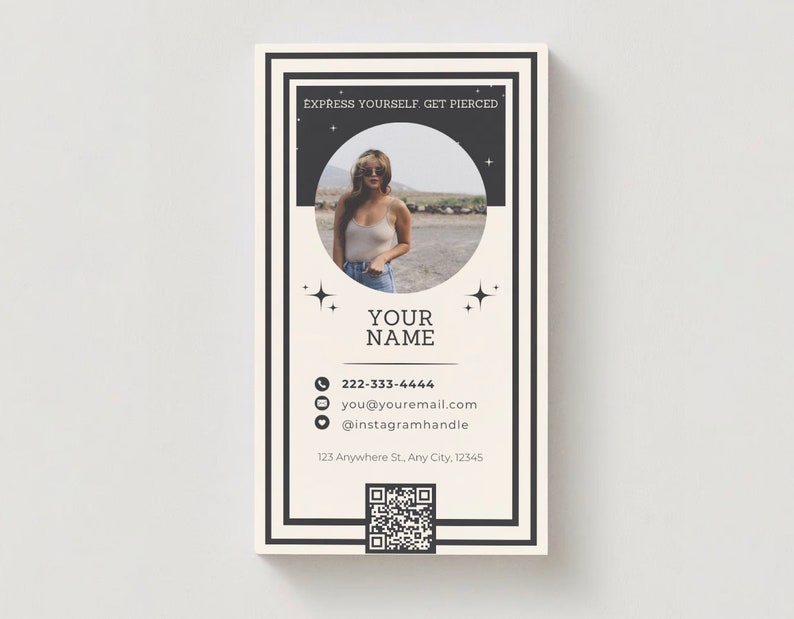 The Piercer Business Card | Piercing | Tarot Design - Etsy