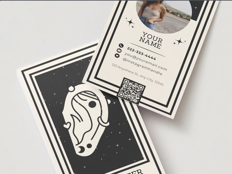 The Piercer Business Card | Piercing | Tarot Design - Etsy