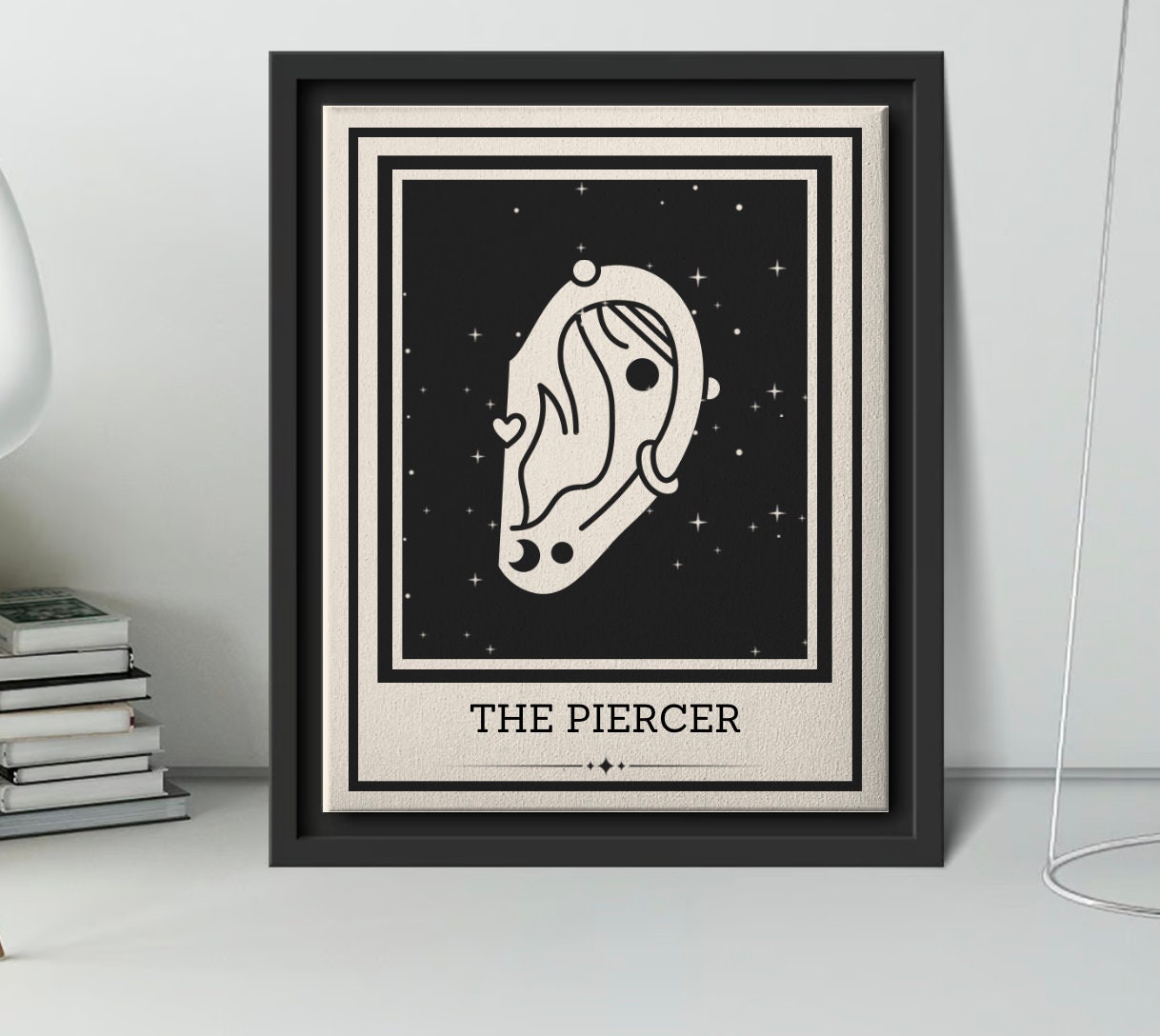 The Piercer | Piercing Wall Art | Digital File | Wall Art | Body Art - Etsy