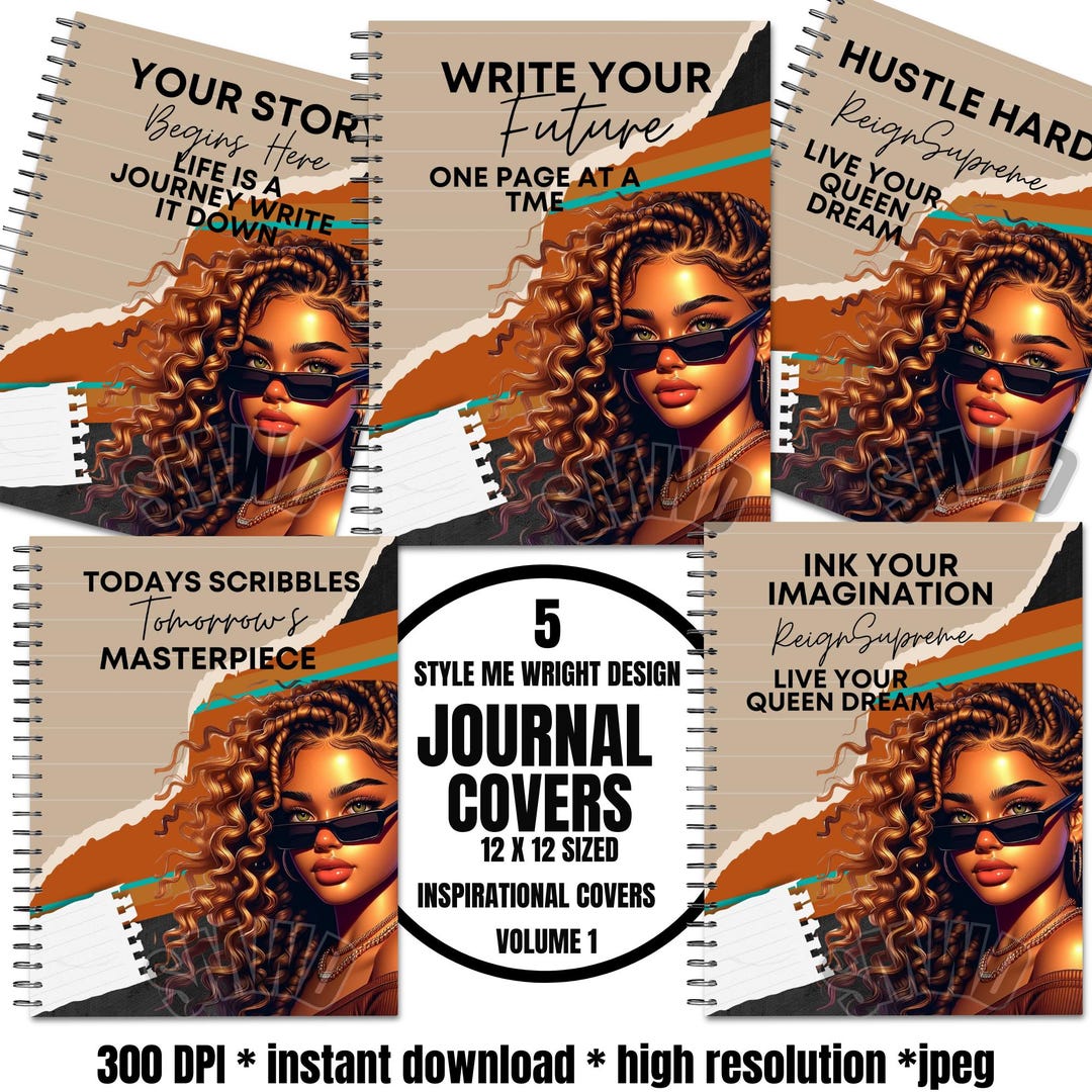 Style Me Wright Designs Inspiration Journal Cover Template Vol.1 High ...