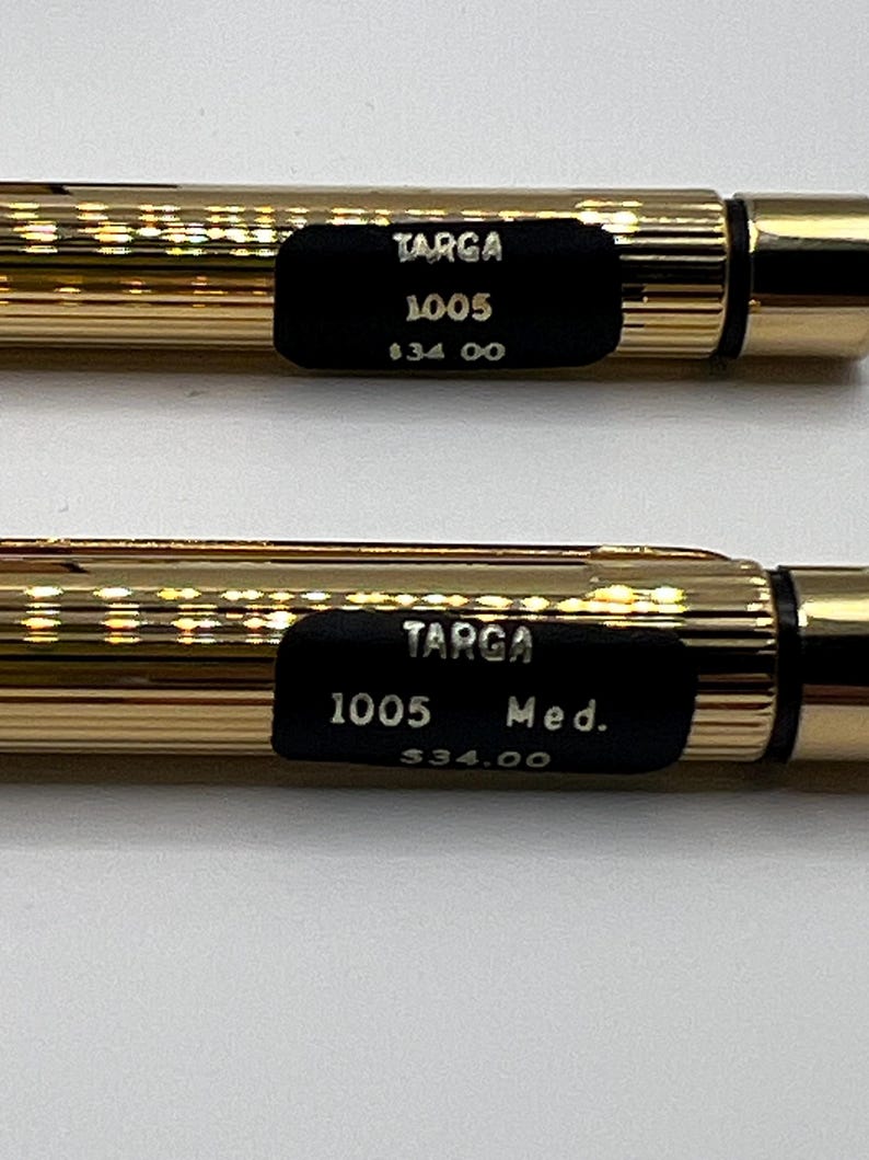 Sheaffer Targa 1005 Gold Electroplated Vintage Pen & Pencil Set ...