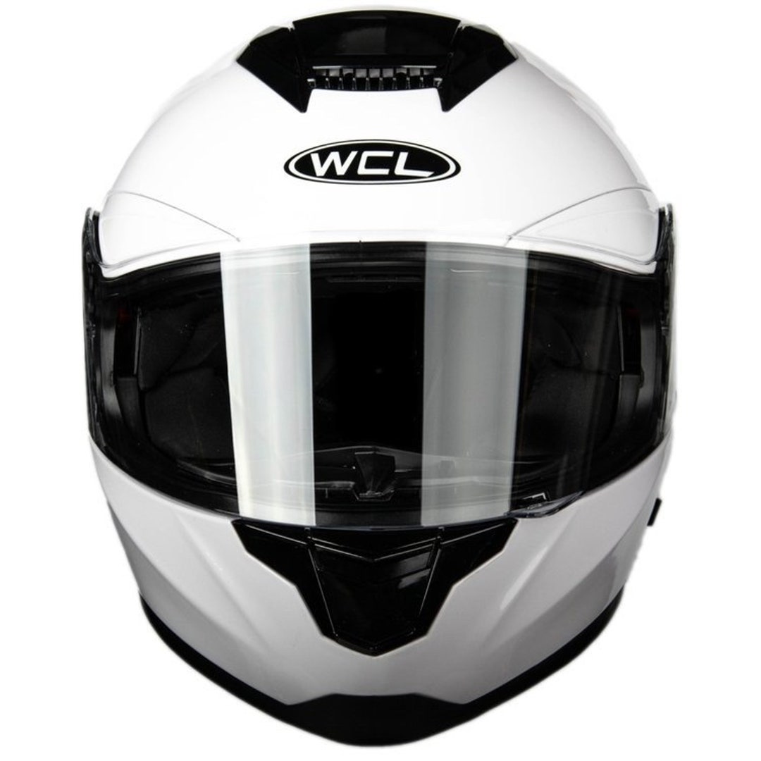 White Raider DOT Helmet - Etsy