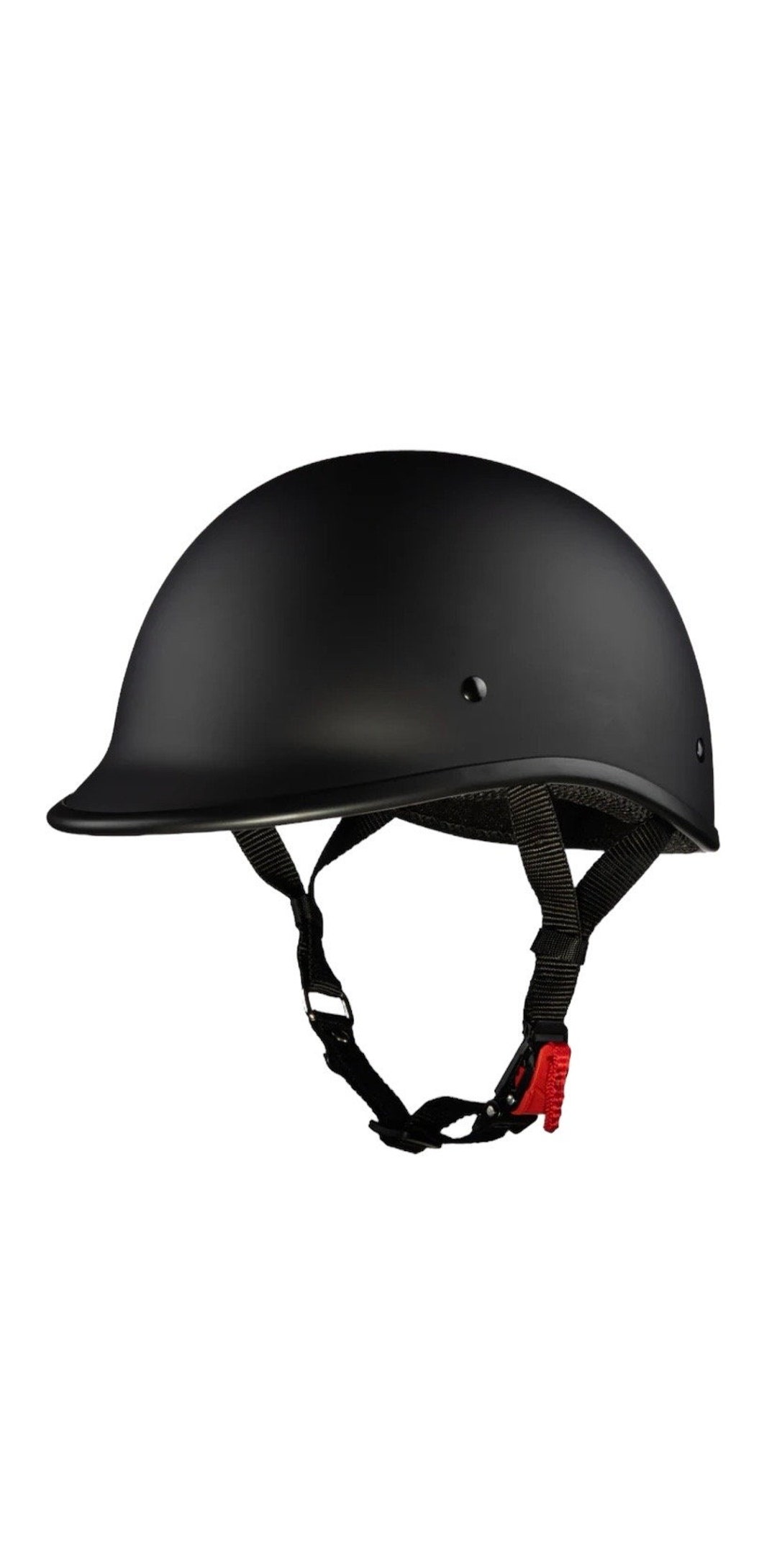 Polo Matte Black Motorcycle Half Helmet - Etsy