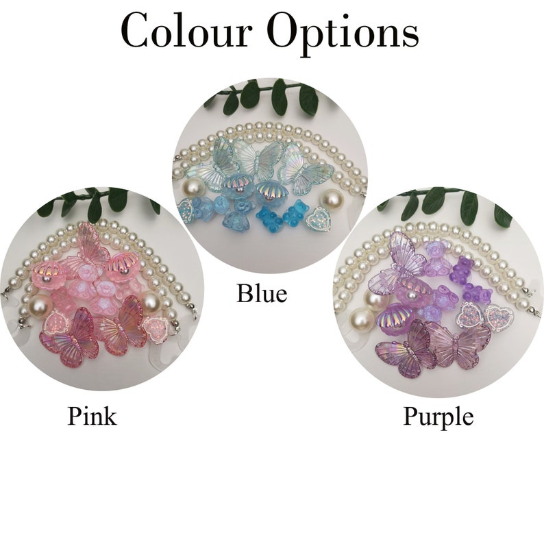 Personalized Name Butterfly Croc Charm Set,pearls Shoe Charm,shoe Pins ...