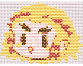 Mist Demon Fighter Cross Stitch Pattern - Etsy