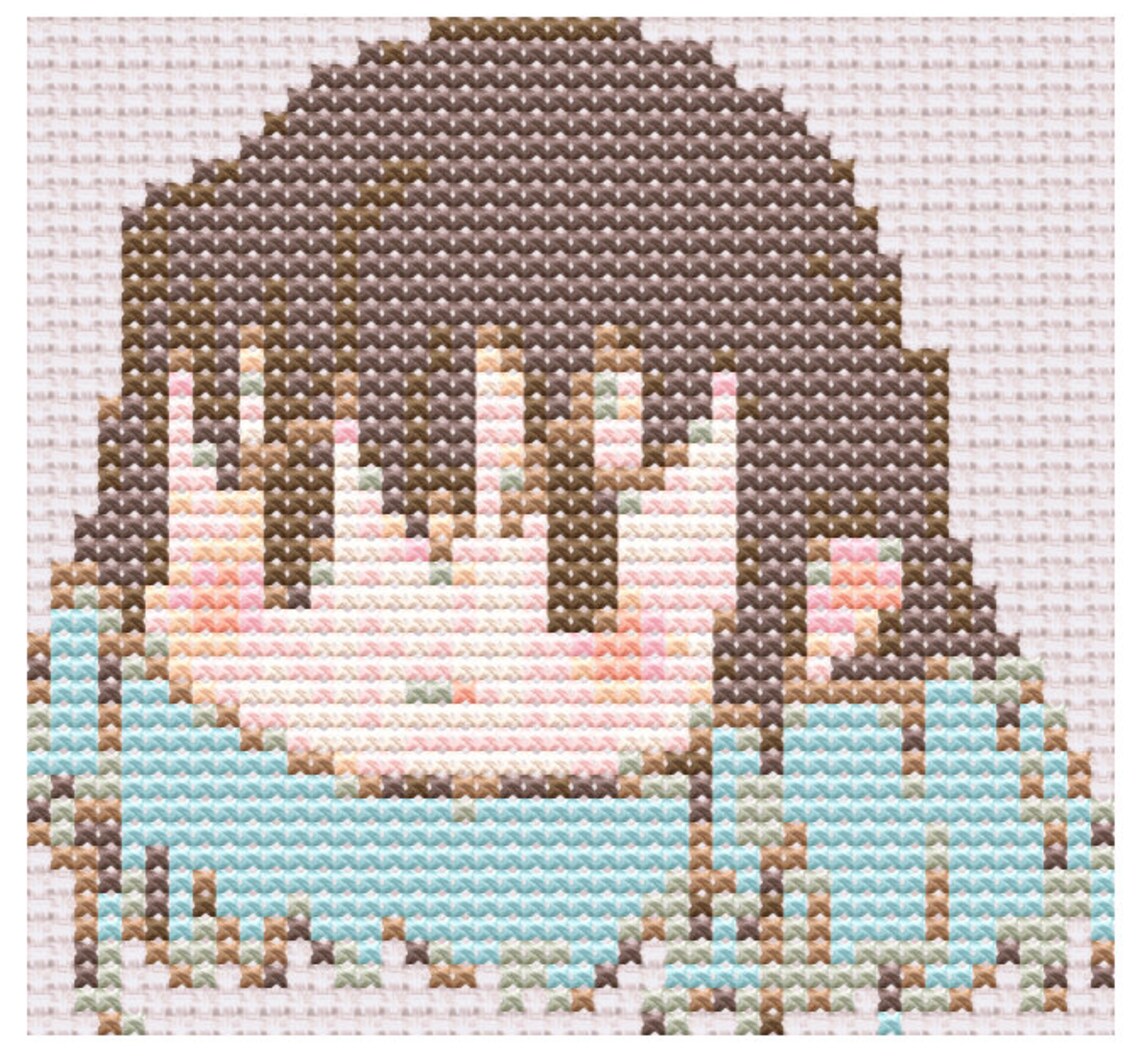 Mist Demon Fighter Cross Stitch Pattern - Etsy