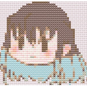 Mist Demon Fighter Cross Stitch Pattern - Etsy