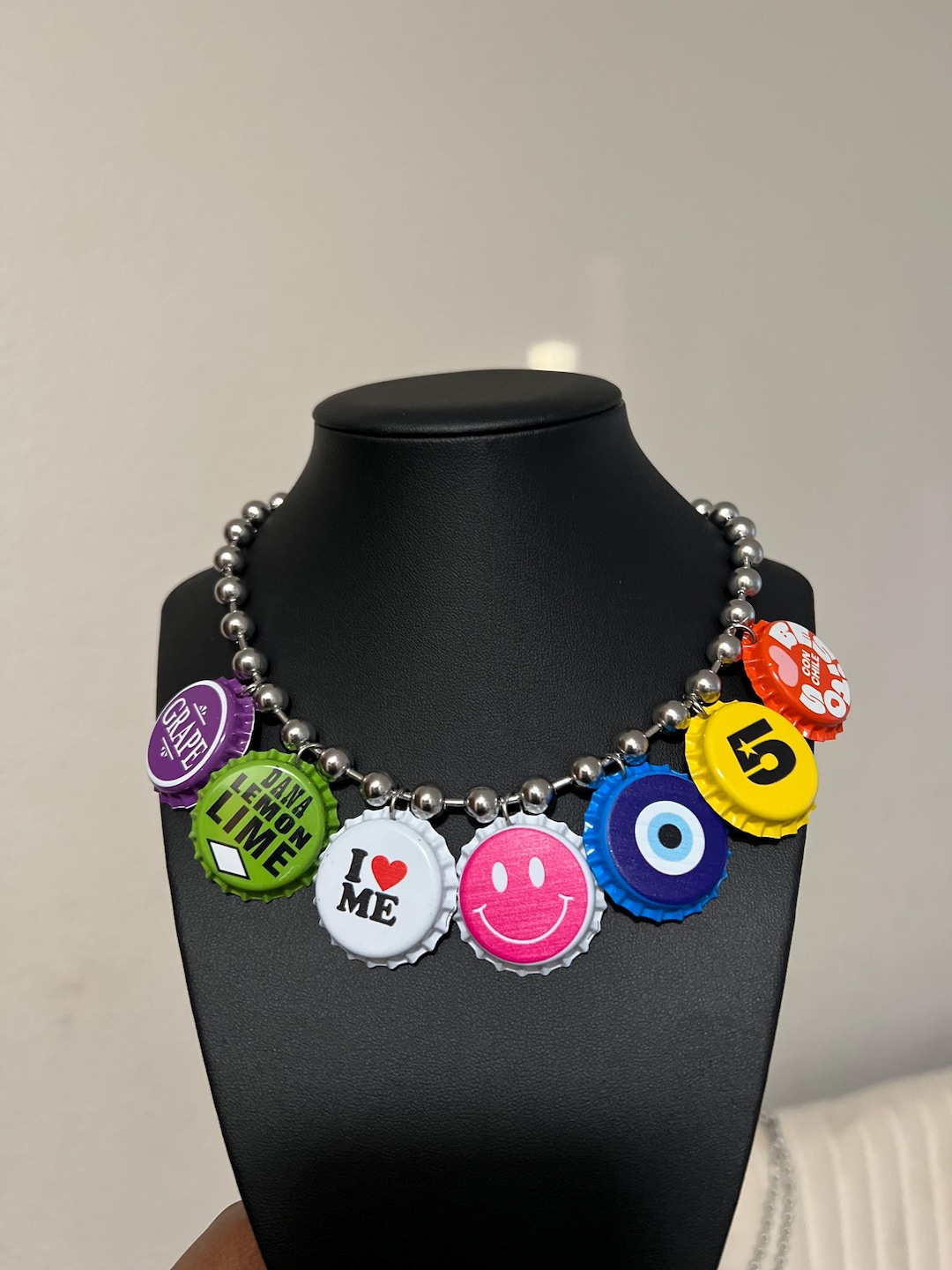 Bottle Cap Necklace - Etsy
