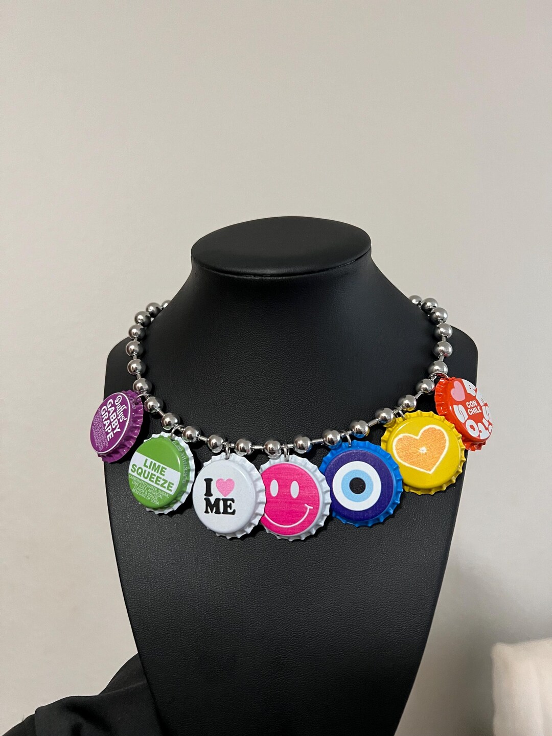 Bottle Cap Necklace - Etsy