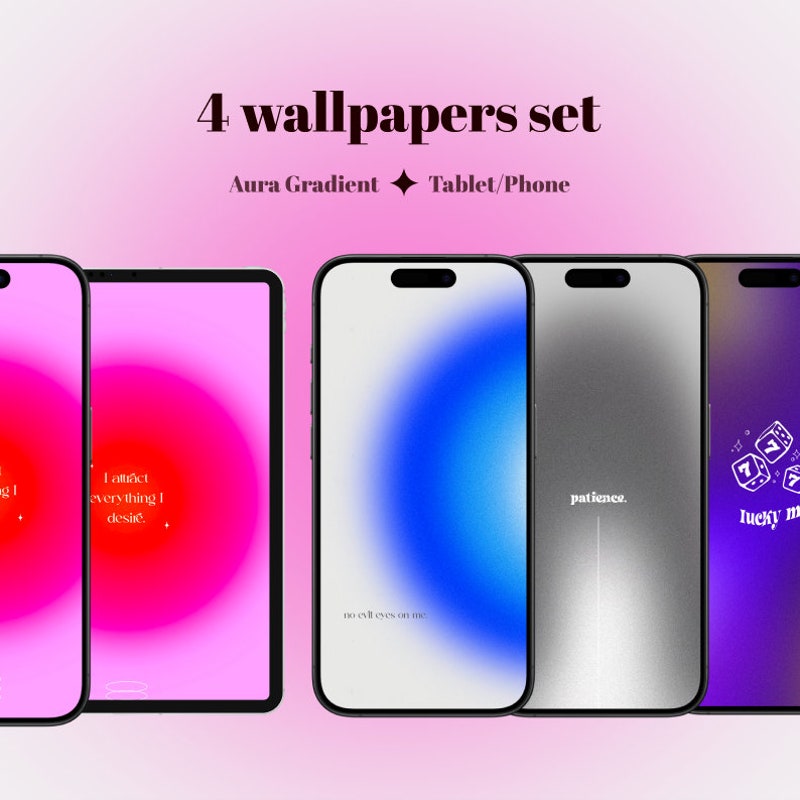 Pink Aura Wallpaper - Etsy