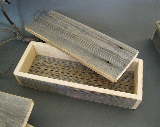 Barnwood DRESSER BOX Handmade From Reclaimed Weathered Wood Rustic ...