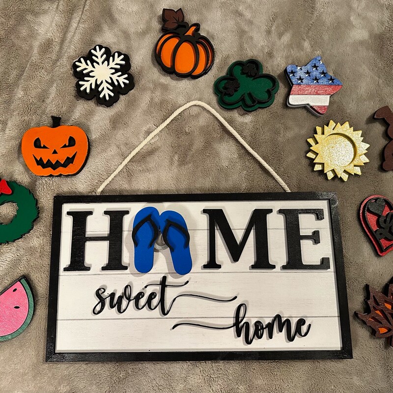 Interchangeable Holiday Signs - Etsy