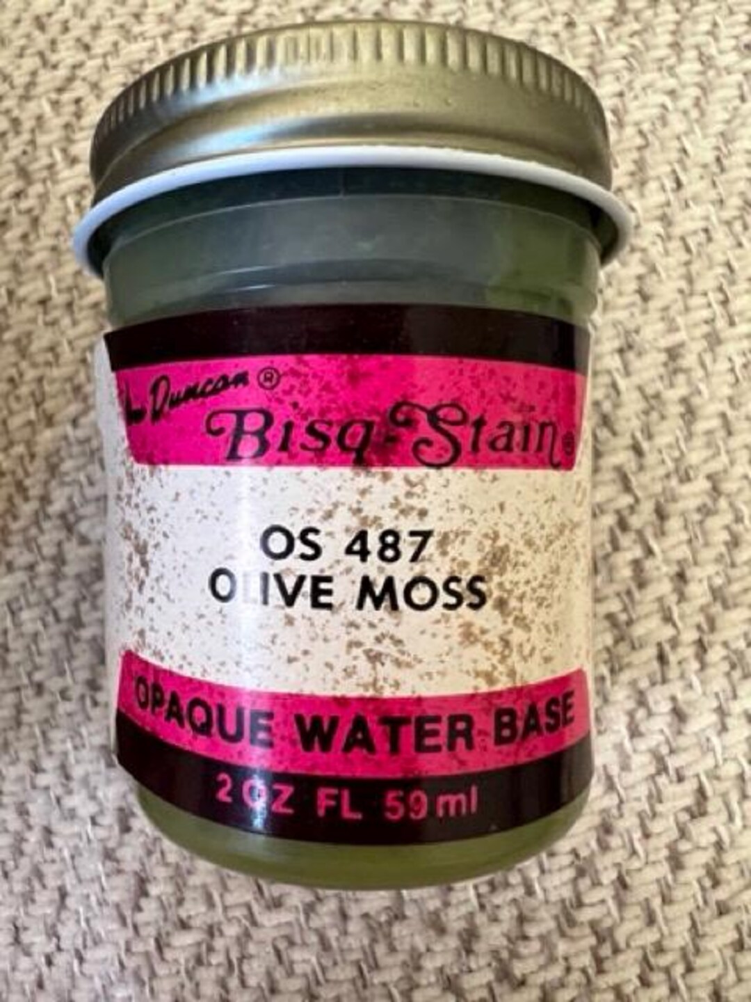 Duncan Bisq Stain Opaque Water Base Olive Moss OS 487 for Antiquing - Etsy