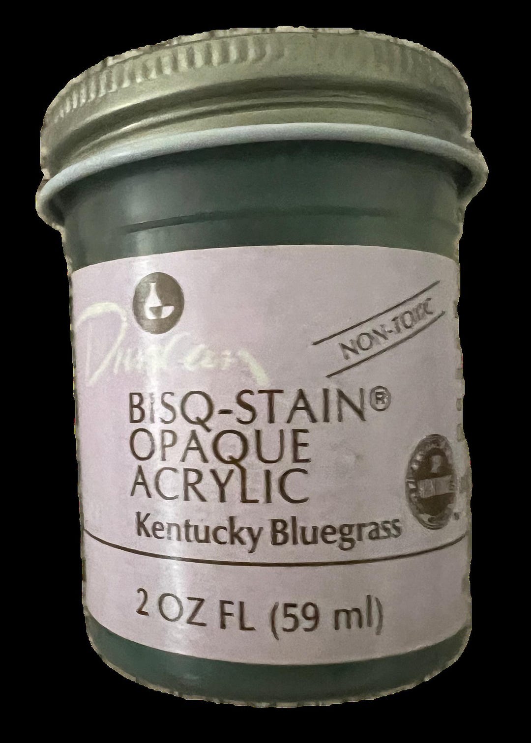 Duncan Ceramic Glaze Bisq-stain Kentucky Bluegrass OS509 Opaque Acrylic ...
