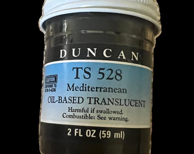 Duncan Ceramic Glaze Paint Mediterranean Oil Based Translucent TS 528 ...
