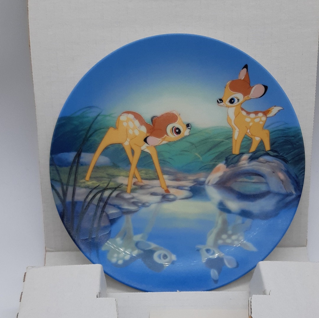 Walt Disney Bambi Collectors Plate, by Knowles - Etsy