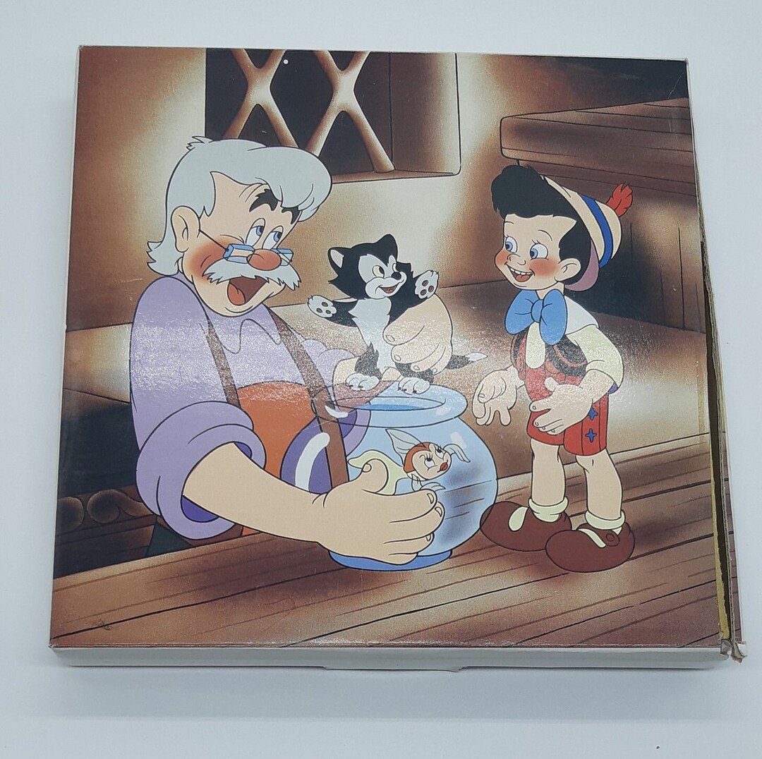 Walt Disney Geppetto Creates Pinocchio Plate - Etsy