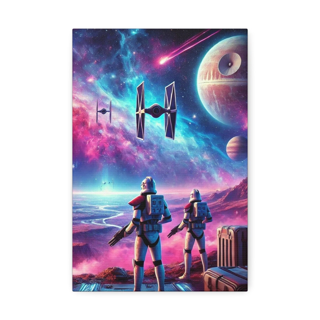 Clone Trooper Nebula Canvas - Etsy