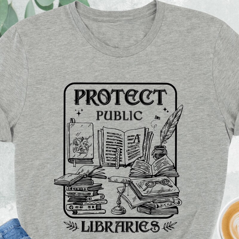 Library Shirt - Etsy