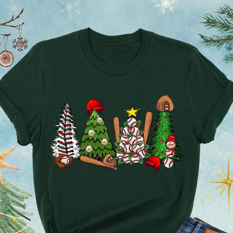 Baseball Christmas Svg - Etsy