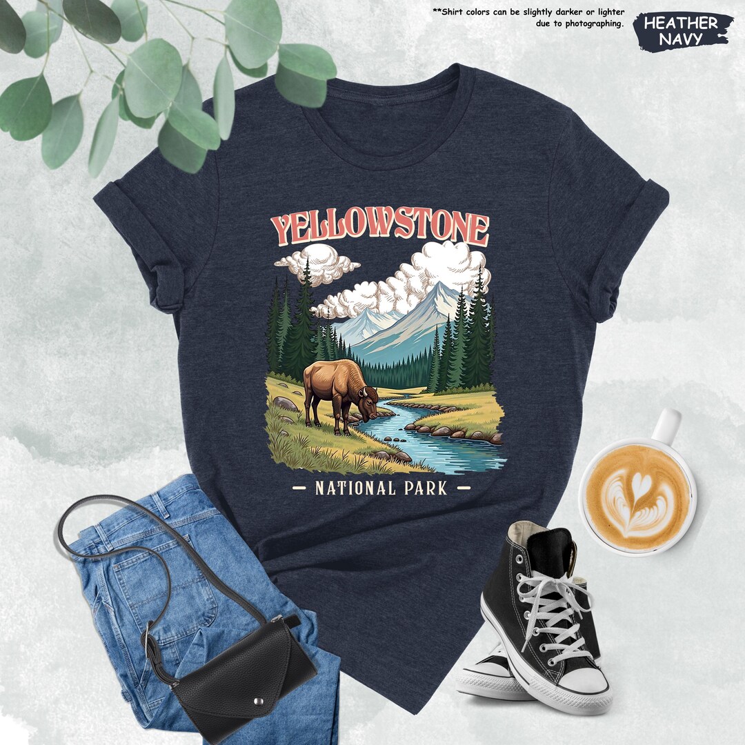 Yellowstone National Park Shirt, Yellowstone Shirt, Nature Lover Shirt ...