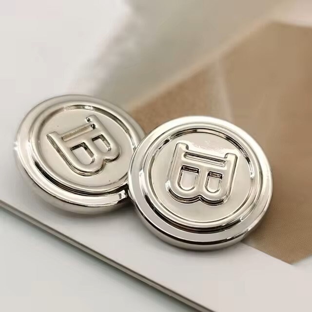 Gold Metal Letter B Shank Buttons: Sewing Button for Blazer, Jacket ...