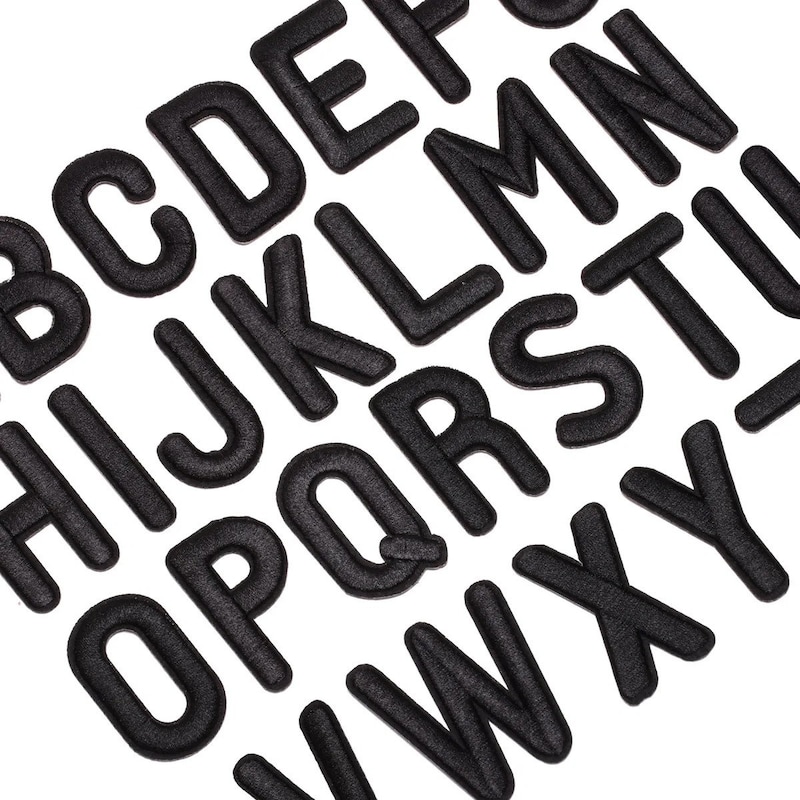 Applique Letters Patches - Etsy