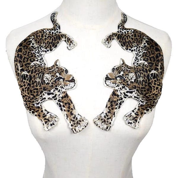 Leopards Embroidery Patch - Etsy