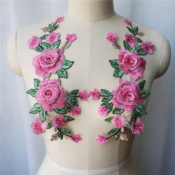 Flower Clothing Patches - Etsy