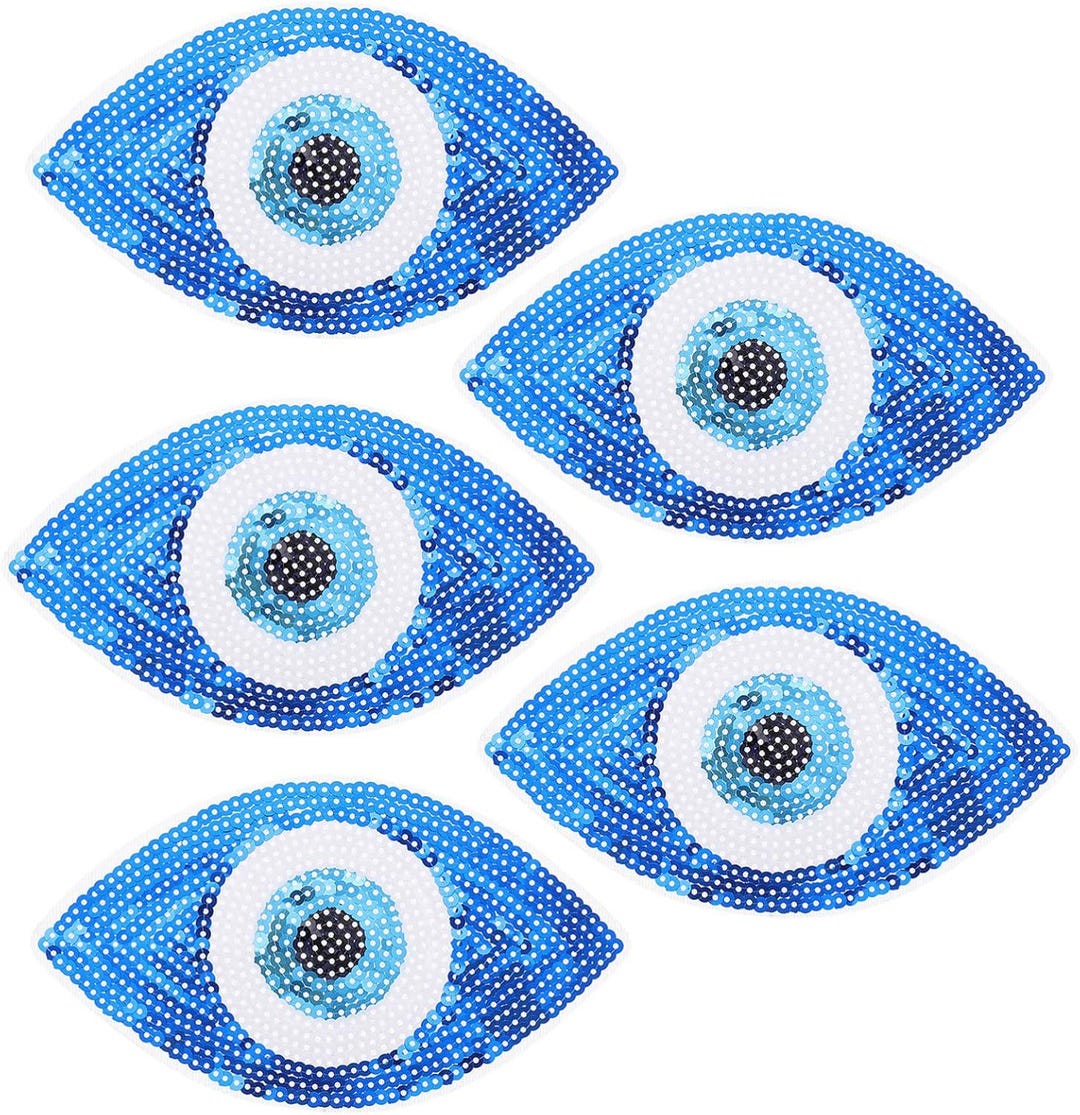 Sequin Eye Patch, Evil Eye Large Sew on Patch, All Seeing Eye Sequin ...