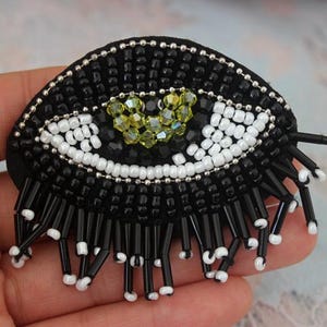 Evil Eye Patches - Rhinestone Patches - Embroidered Eye Patch Applique - Evil Eye Sew Patch ...