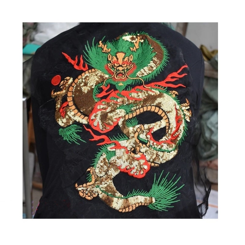 Large Embroidered Patch - Etsy