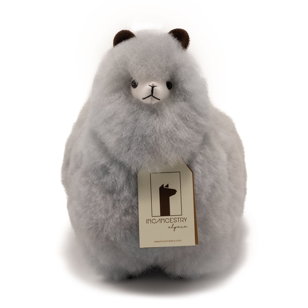 Very Special Alpaca Llama Stuffed Animal Toy | Full Gray | 9 INCHES ...