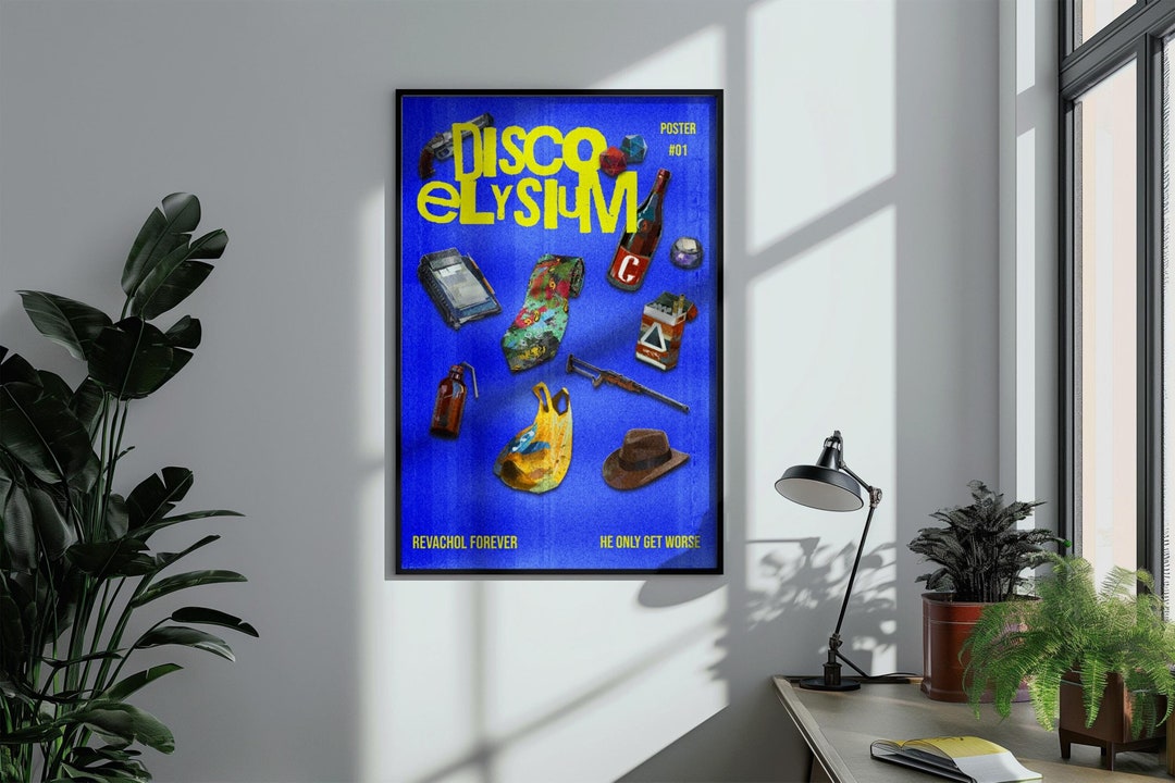 Wall Art Inspired to Disco Elysium Printable Video Games Poster Gaming ...