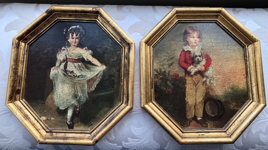 Two Vintage MASTER SIMPSON Framed Paintings 1940 (arthur Devis ...