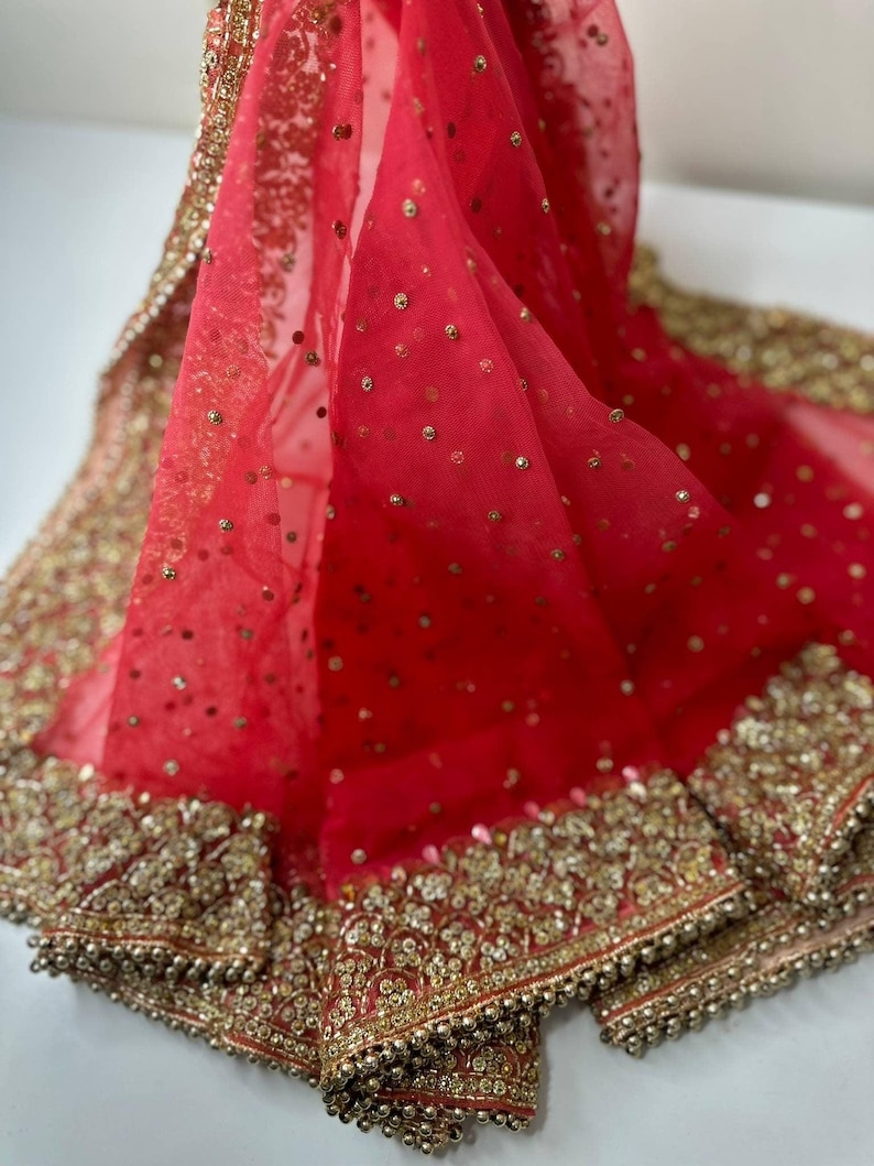 Traditional Inspired Embroidered Work Bridal, Wedding Wear Indian ...