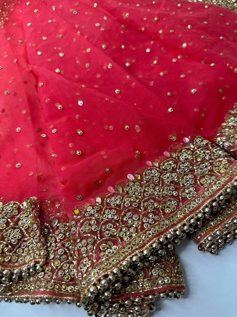 Traditional Inspired Embroidered Work Bridal, Wedding Wear Indian ...