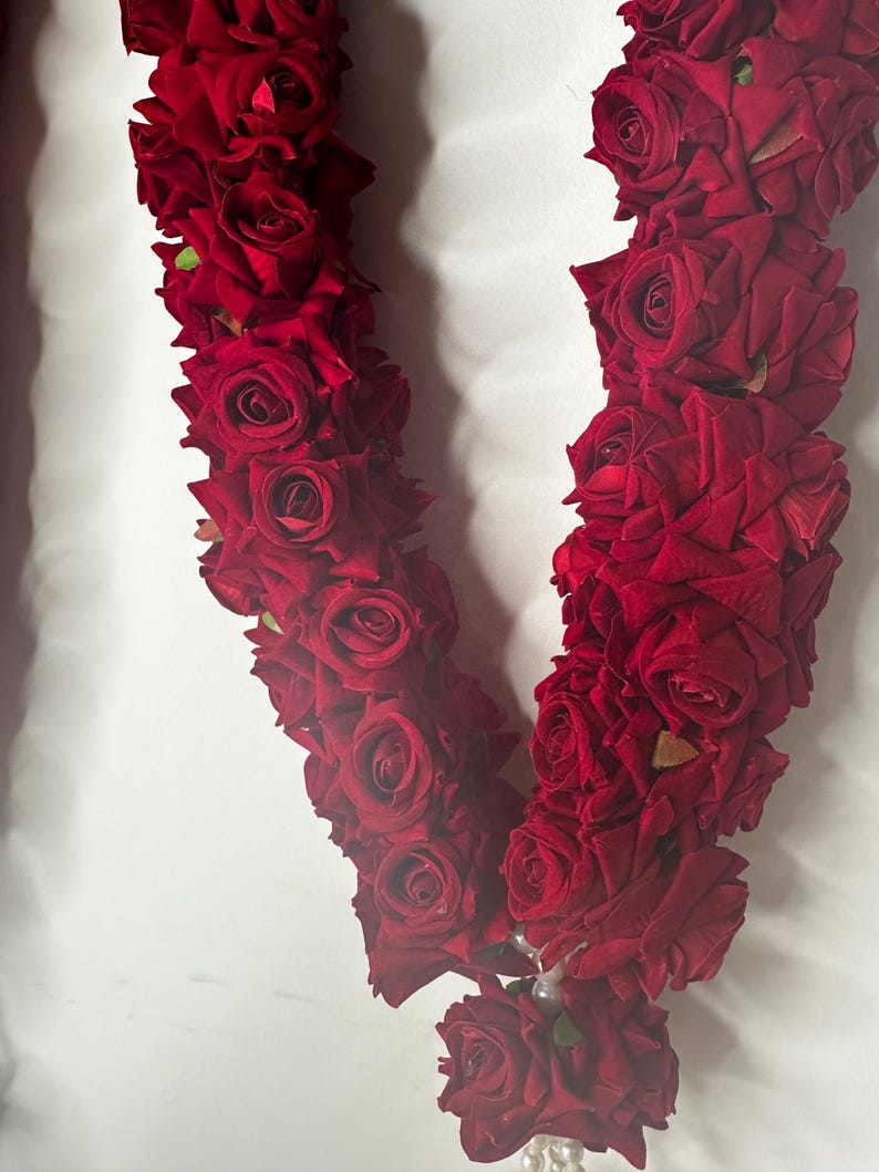 Izhaar Premium Imitation Red Roses Jaimala|varmala Garland for Bride ...