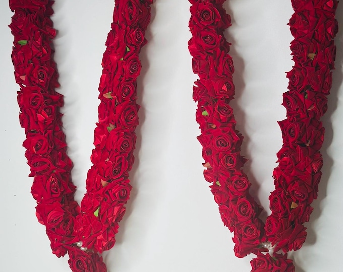 Izhaar Premium Imitation Red Roses Jaimala|varmala Garland for Bride ...