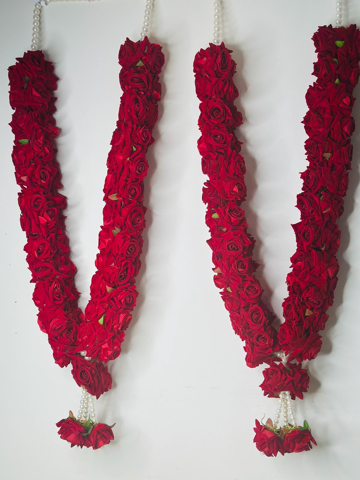 Izhaar Premium Imitation Red Roses Jaimala|varmala Garland for Bride ...