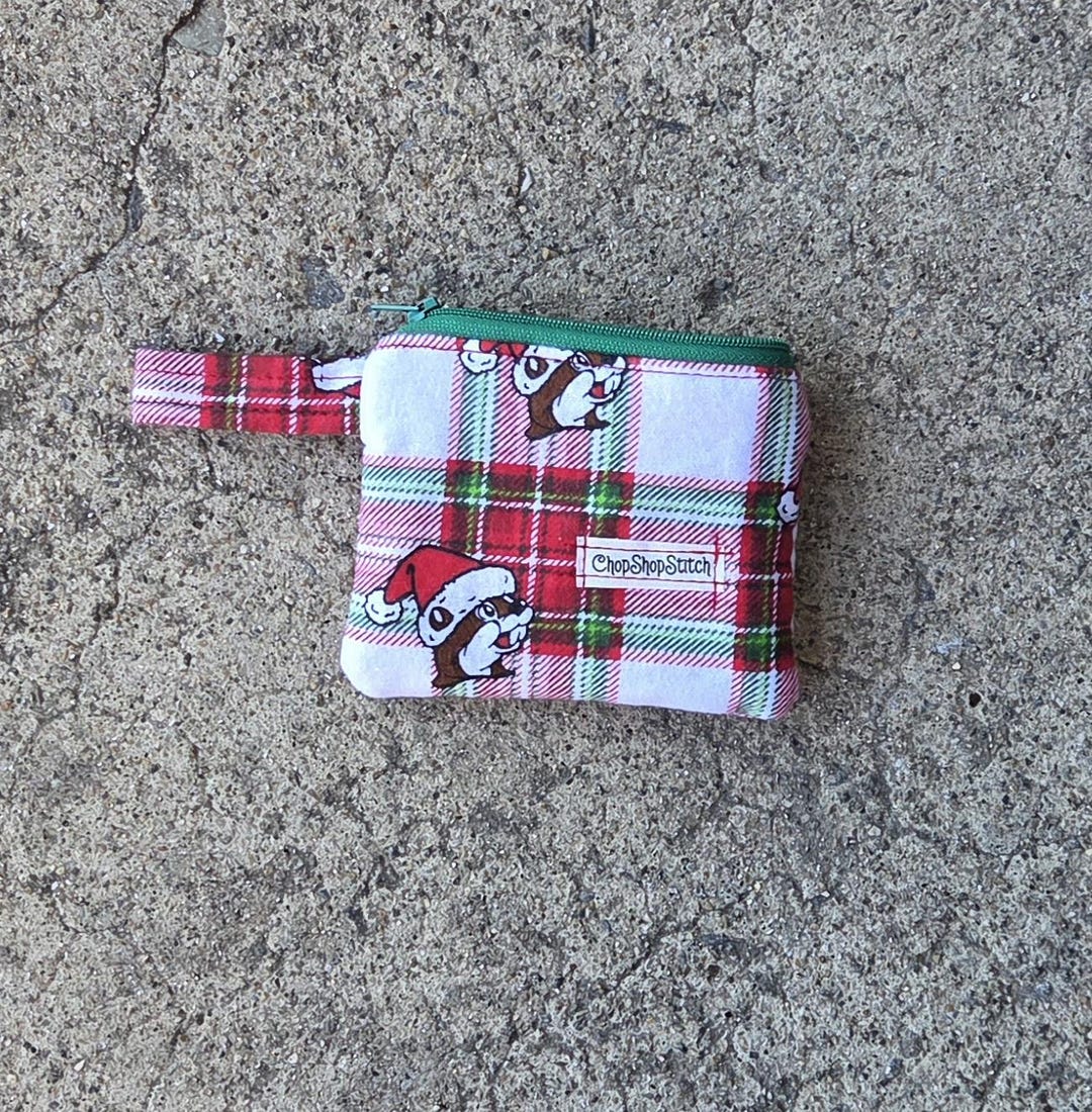 Small Wallet / Change Purse / Notions Pouch Made From Recycled Pajama ...