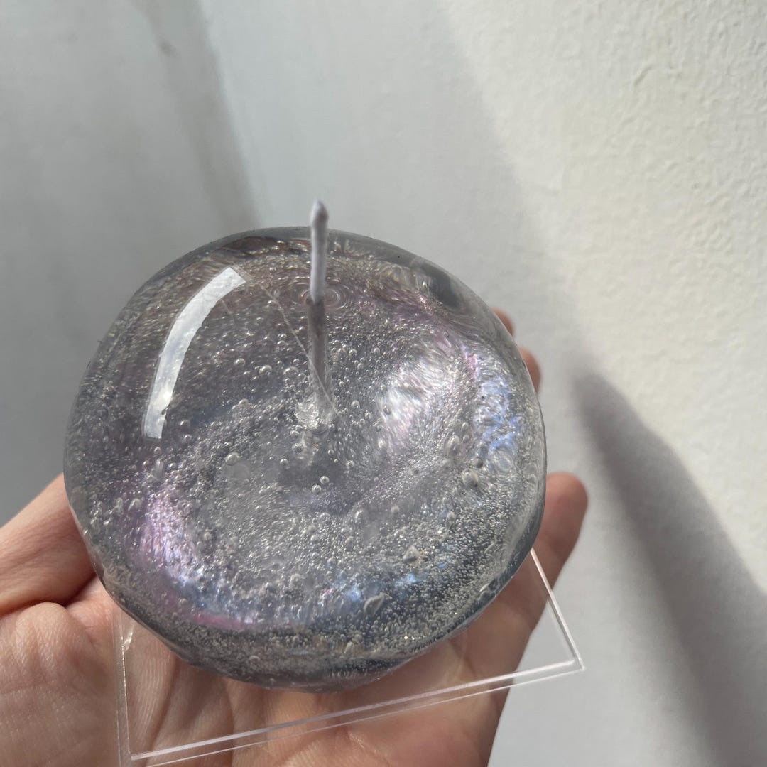 Spiral Galaxy Gel Wax Candle, 6cm, Handmade Candle, Relaxation Time, No ...