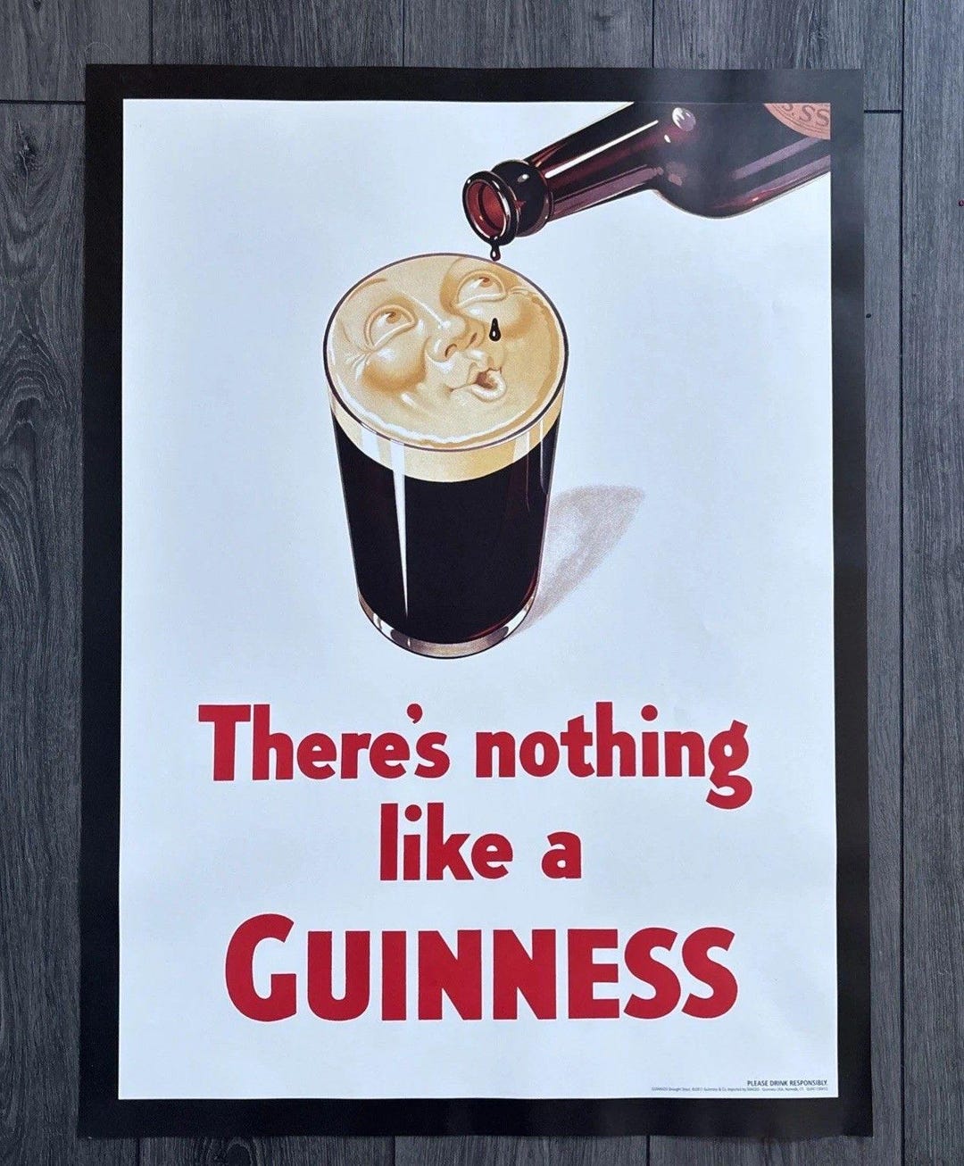 Guinness Time 2011 Irish Ireland Beer Crab Art Wall Indoor Room Poster ...