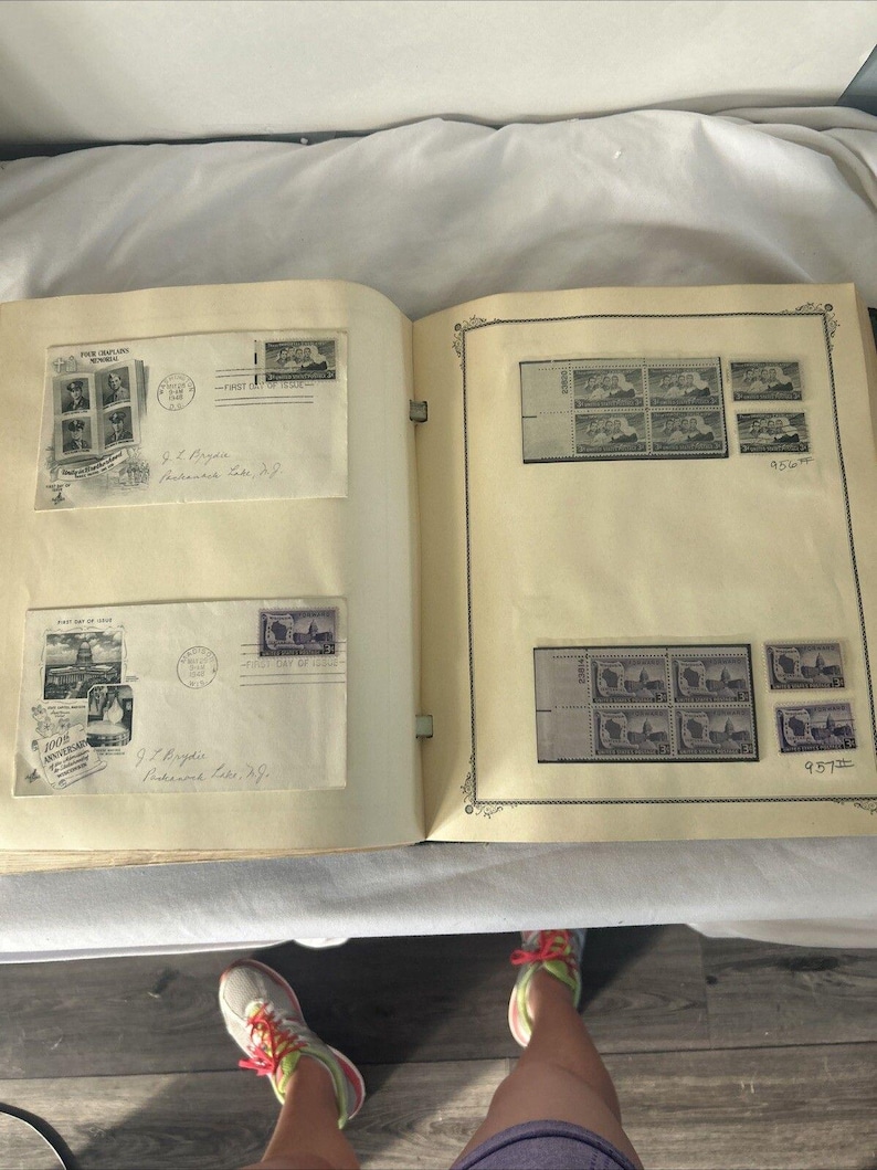 Vintage US Stamp Album – 1944-1954 First Day Covers, 100+ Pages - Etsy