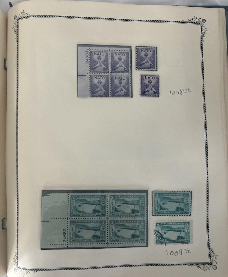 Vintage US Stamp Album – 1944-1954 First Day Covers, 100+ Pages - Etsy